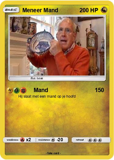 Pokémon Meneer Mand 6 6 - Mand - My Pokemon Card