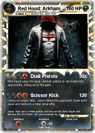 Pokémon Red Hood Arkham - Dual Pistols - My Pokemon Card