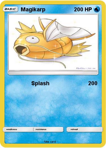 Pokémon Magikarp 1797 1797 - Splash - My Pokemon Card