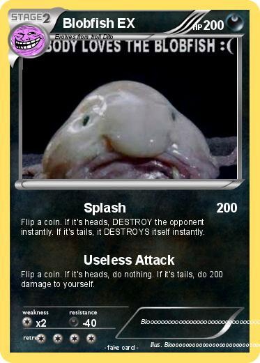 Pokémon Blobfish EX 2 2 - Splash - My Pokemon Card