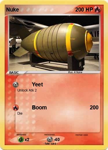 Pokémon Nuke 605 605 - Yeet - My Pokemon Card