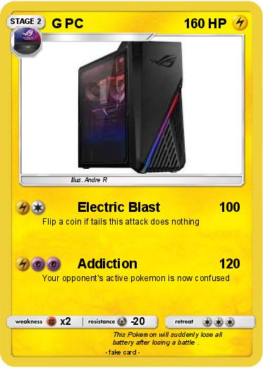 Pokémon G PC - Electric Blast - My Pokemon Card
