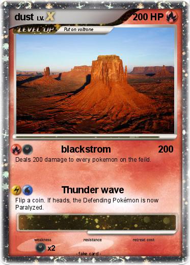 Pokémon dust 52 52 - blackstrom - My Pokemon Card