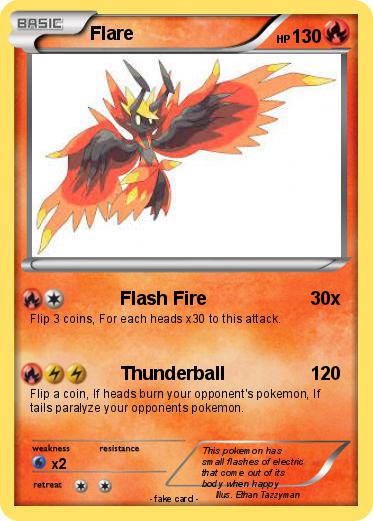 Pokémon Flare 348 348 - Flash Fire - My Pokemon Card
