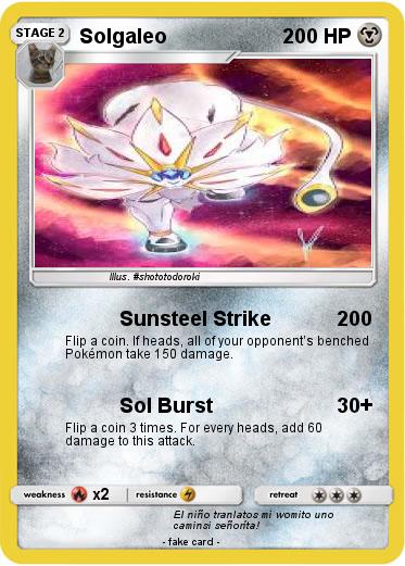 Pokémon Solgaleo 763 763 - Sunsteel Strike - My Pokemon Card