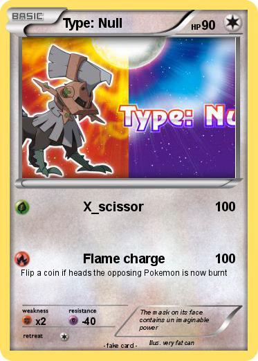 Pokémon Type Null 12 12 - X_scissor - My Pokemon Card