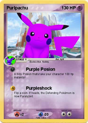 Pokémon Purlpachu - Purple Posion - My Pokemon Card