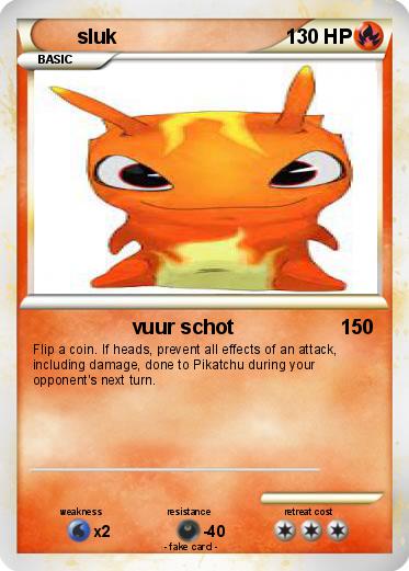 Pokémon sluk 1 1 - vuur schot - My Pokemon Card