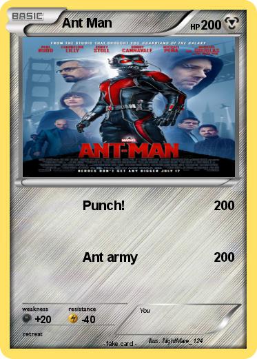 Pokémon Ant Man 18 18 - Punch! - My Pokemon Card