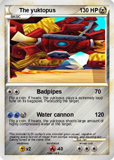 Pokémon The yuktopus - Badpipes - My Pokemon Card