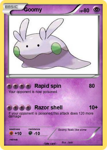 Pokémon Goomy 87 87 - Rapid spin - My Pokemon Card