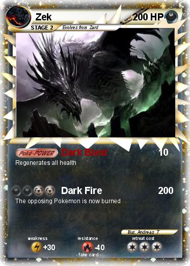 Pokémon Zek 24 24 - Dark Blast - My Pokemon Card