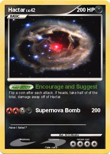 Pokémon Hactar - Encourage and Suggest - My Pokemon Card