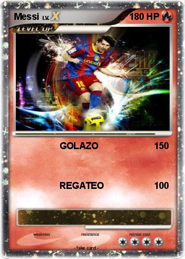 Pokémon Messi 737 737 - GOLAZO - My Pokemon Card