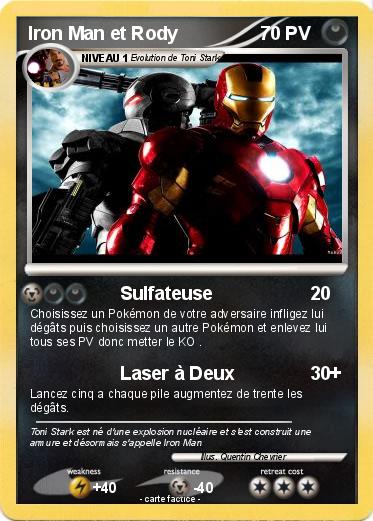 Pokémon Iron Man et Rody - Sulfateuse - Ma carte Pokémon