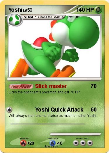 Pokémon Yoshi 1842 1842 - Slick master - My Pokemon Card