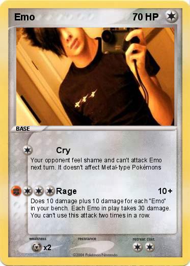Pokémon Emo 22 22 - Cry - My Pokemon Card