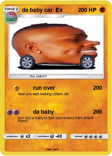 Pokémon da baby car Ex - run over - My Pokemon Card