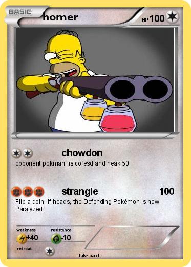 Pokémon homer 5558 5558 - chowdon - My Pokemon Card