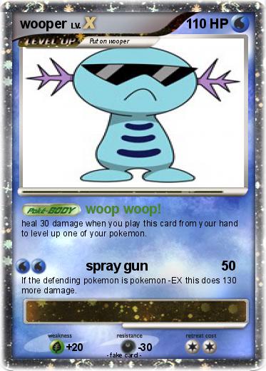 Pokémon wooper 76 76 - woop woop! - My Pokemon Card
