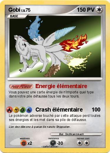 Pokémon Gobi 23 23 - Energie élémentaire - Ma carte Pokémon