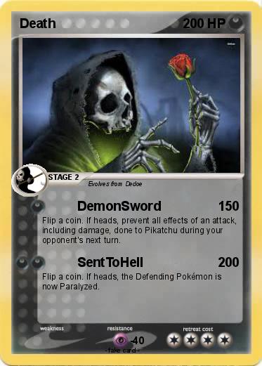 Pokémon Death 4710 4710 - DemonSword - My Pokemon Card