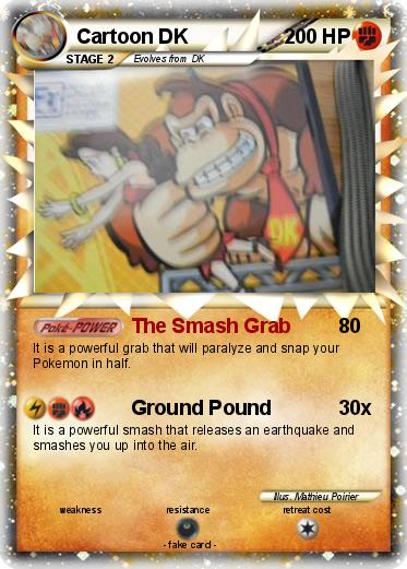 Pokémon Cartoon DK - The Smash Grab - My Pokemon Card