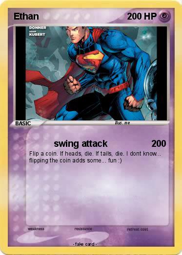 Pokémon Ethan 433 433 - swing attack - My Pokemon Card