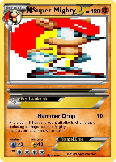 Pokémon Super Mighty 3 3 - Hammer Drop - My Pokemon Card