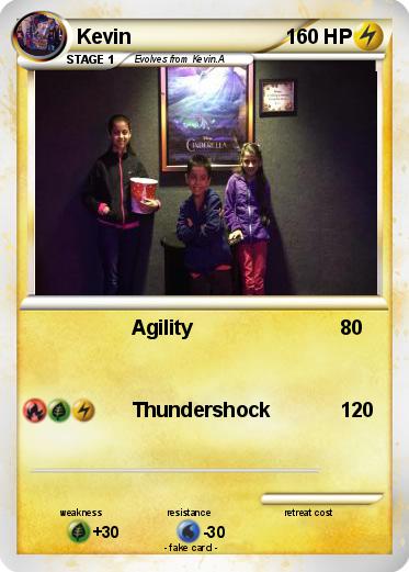 Pokémon Kevin 1242 1242 - Agility - My Pokemon Card