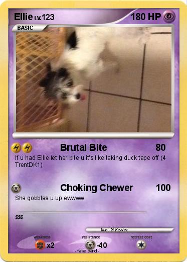 Pokémon Ellie 139 139 - Brutal Bite - My Pokemon Card