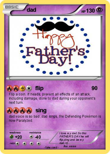 Pokémon dad 426 426 - flip - My Pokemon Card