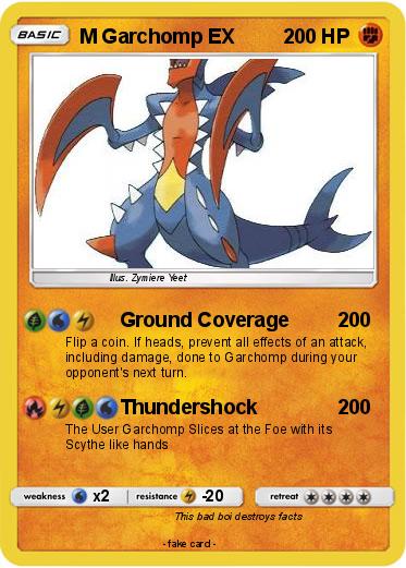 Pokémon Mega Garchomp EX 17 17 - Ground Coverage - My Pokemon Card