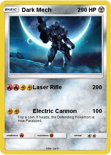 Pokémon Dark Mech 1 1 - Laser Rifle - My Pokemon Card
