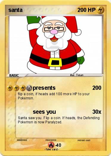 Pokémon santa 803 803 - presents - My Pokemon Card
