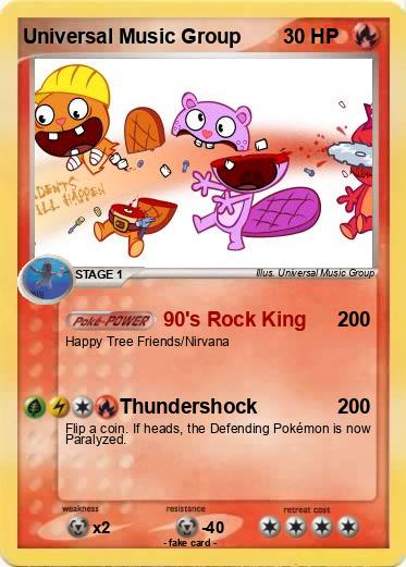 Pokémon Universal Music Group - 90's Rock King - My Pokemon Card
