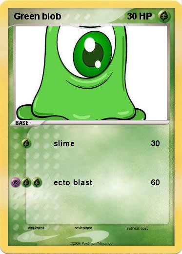 Pokémon Green blob - slime - My Pokemon Card