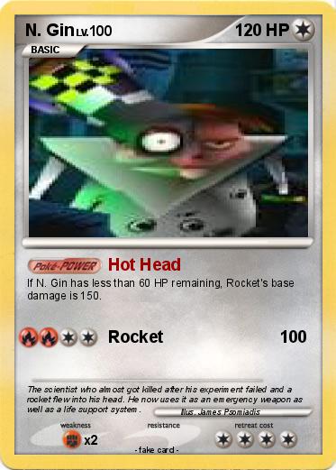 Pokémon N Gin 15 15 - Hot Head - My Pokemon Card