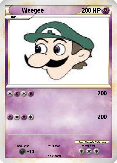 Pokémon Weegee 1202 1202 - My Pokemon Card