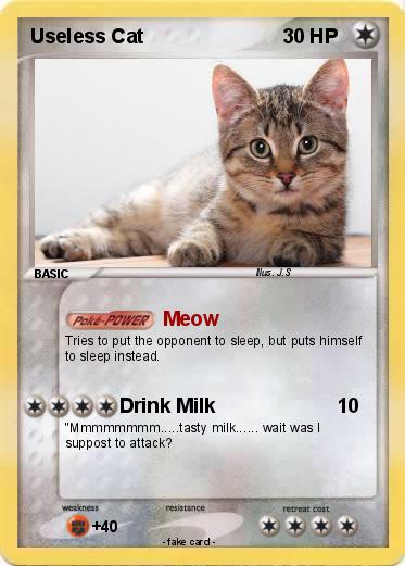 Pokémon Useless Cat - Meow - My Pokemon Card