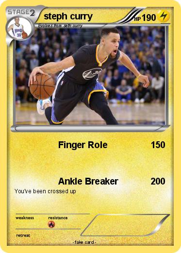 Pokémon steph curry 28 28 - Finger Role - My Pokemon Card