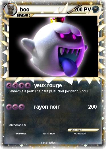 Pokémon boo 916 916 - yeux rouge - Ma carte Pokémon