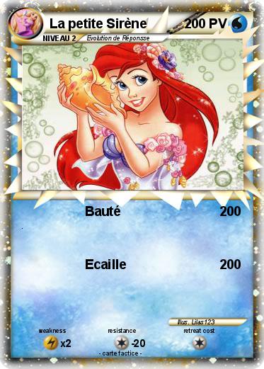 Pokémon La petite Sirene 7 7 - Bauté - Ma carte Pokémon