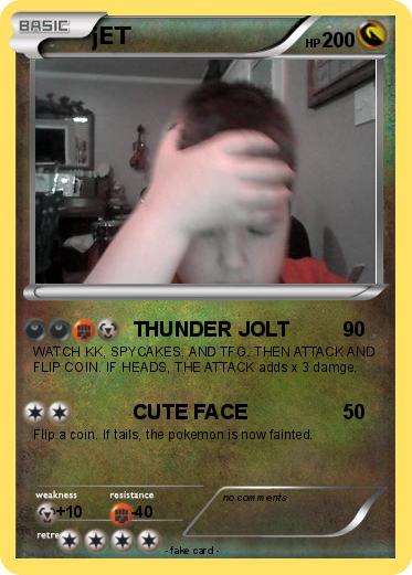 Pokémon jET 599 599 - THUNDER JOLT - My Pokemon Card