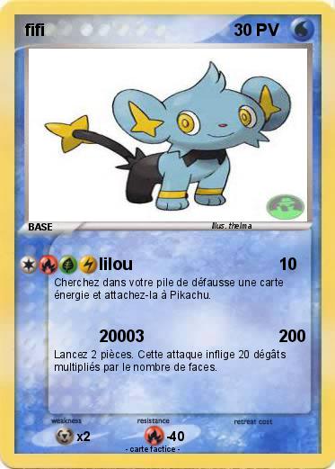 Pokémon fifi 96 96 - lilou - Ma carte Pokémon