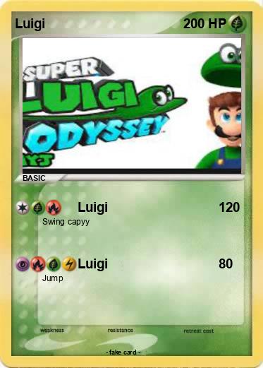 Pokémon Luigi 3518 3518 - Luigi - My Pokemon Card