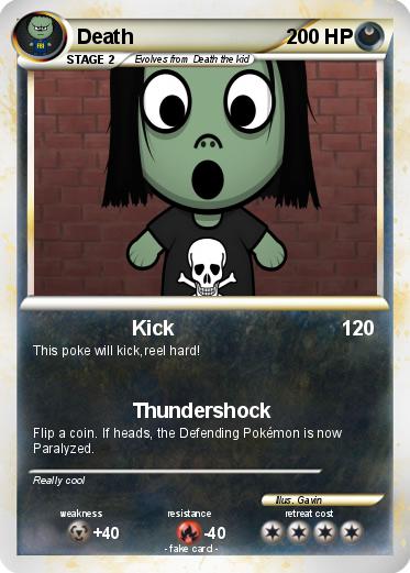 Pokémon Death 3300 3300 - Kick - My Pokemon Card