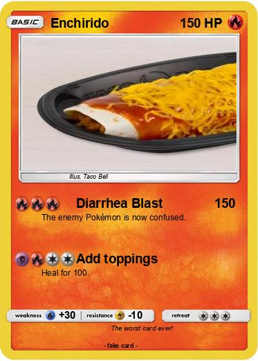 Pokémon Enchirido - Diarrhea Blast - My Pokemon Card