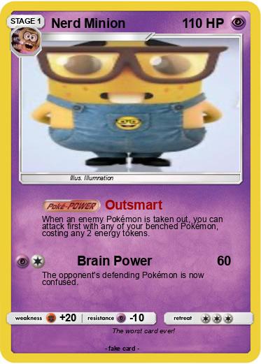 Pokémon Nerd Minion - Outsmart - My Pokemon Card