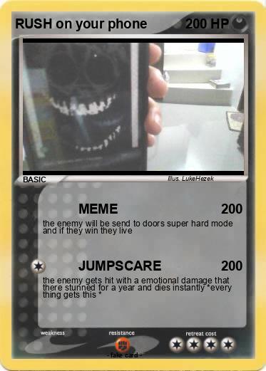 Pokémon RUSH on your phone - MEME - My Pokemon Card